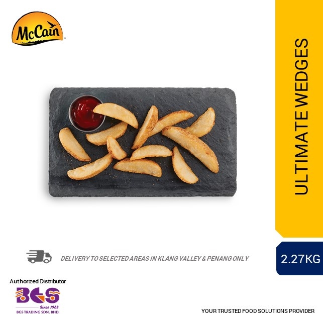 McCain Ultimate® Crispy Coated Skin-On 10-Cut Wedges 2.27kg Frozen ...