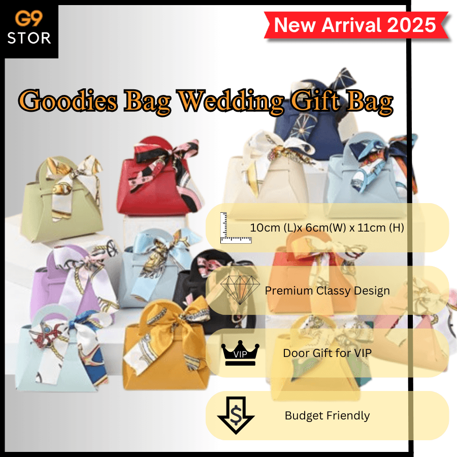 European Style Leather Gift Bag Goodies Bag Wedding Gift Bag | G9 Stor