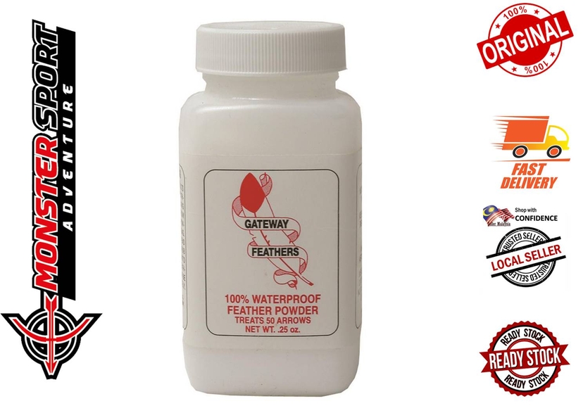 Gateway Feathers Waterproofing Feather Powder | Monster Archery Kajang ...