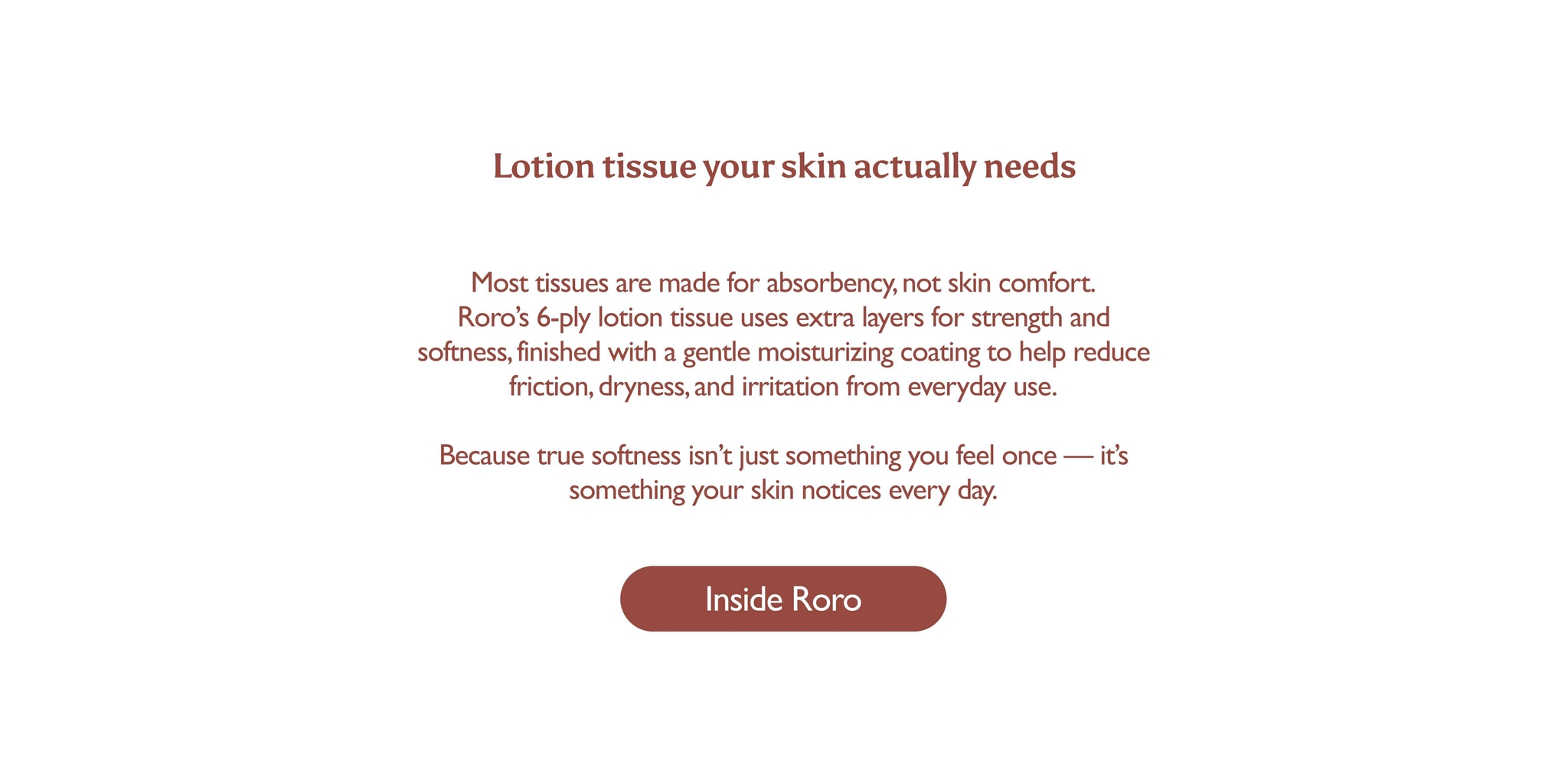 Roro | Malaysia’s 1st 6-Ply Lotion Tissue – Soft & Certified