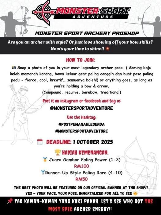 Blog | Monster Archery Kajang | Archery Shop, Range & Coaching | Kedai ...